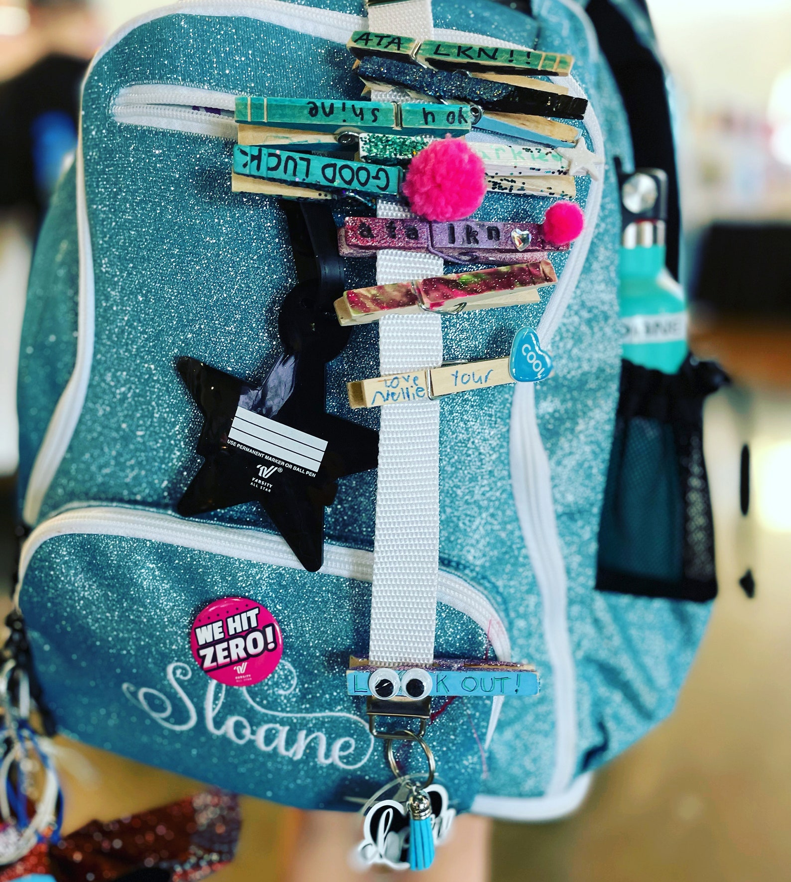 Cheerleading Spirit Pin Swag Strap - Etsy