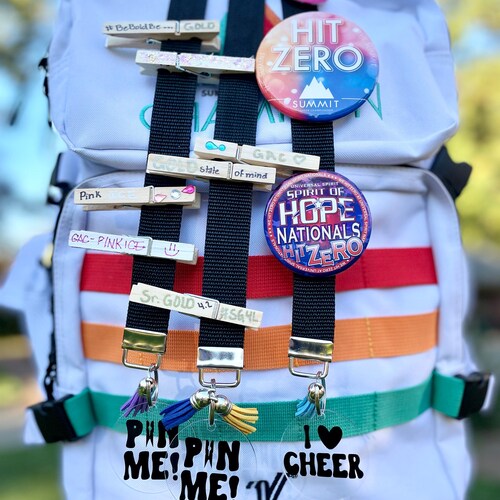 Cheerleading Spirit Pin Swag Strap Etsy