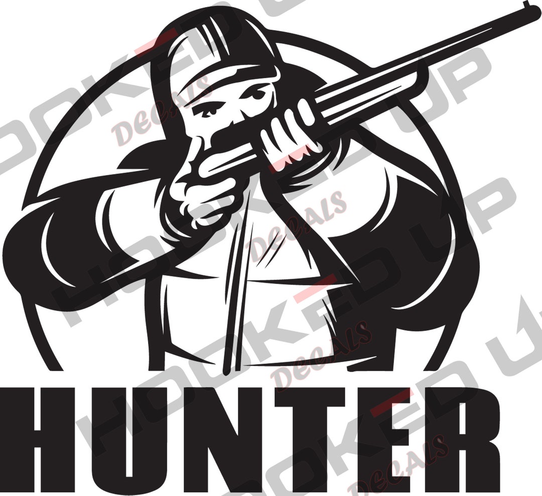 Hunter Icon Vinyl Transfer Decal - Etsy