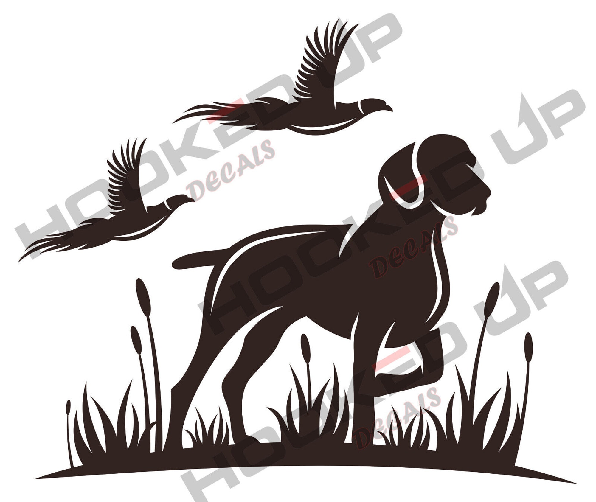 Duck Hunting Dog Decals