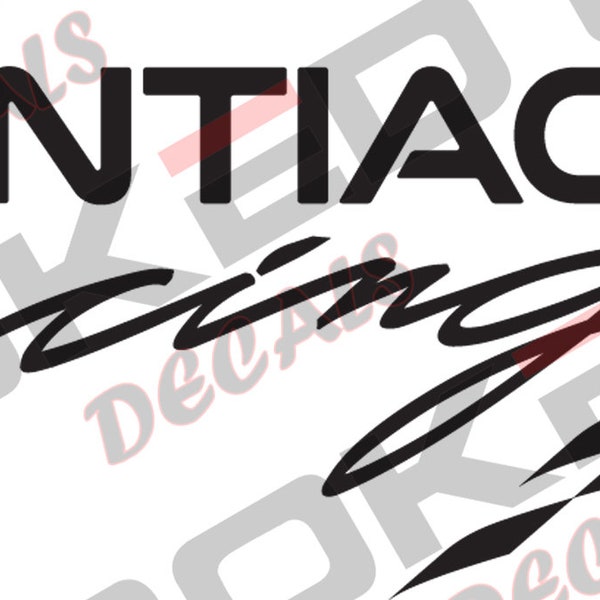Pontiac Vinyl Decal - Etsy