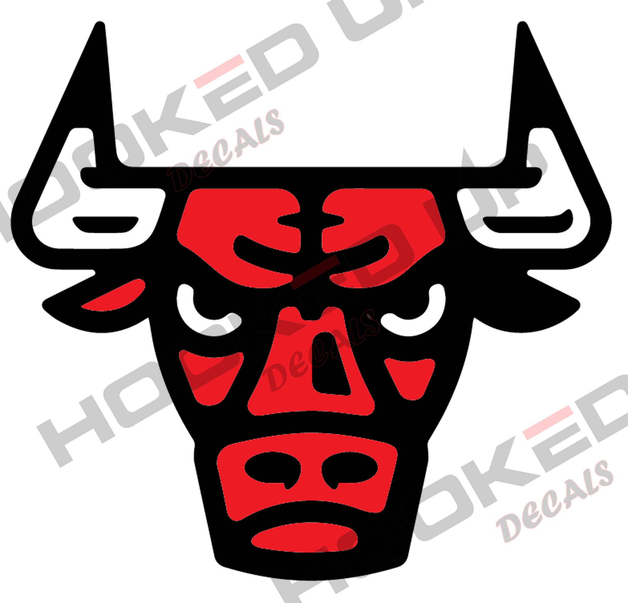 Bulls Concept Logo Vinyl Transfer Decal 3 Colors - Etsy