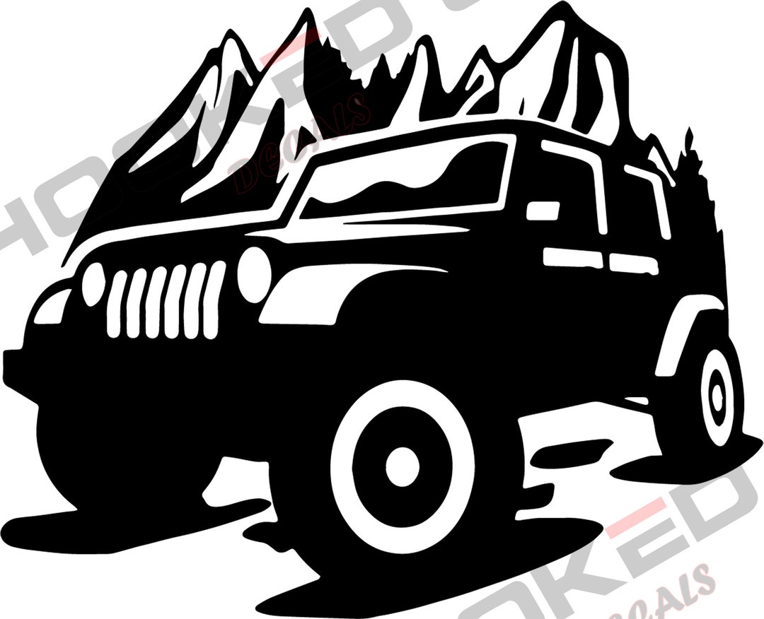 Jeep Wilderness Vinyl Transfer Decal - Etsy