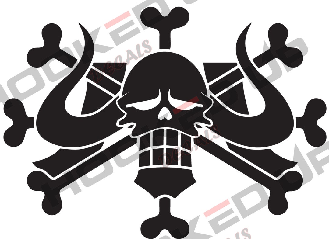 Kaido Pirate Symbol Vinyl Transfer Decal - Etsy