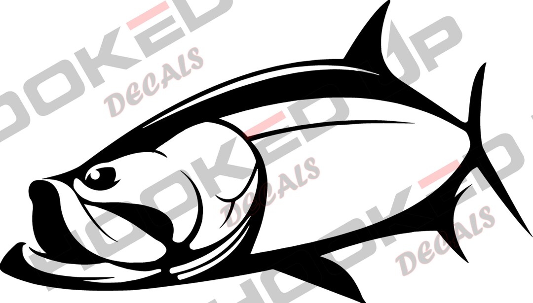 Great Tarpon Fish Vinyl Transfer Decal - Etsy