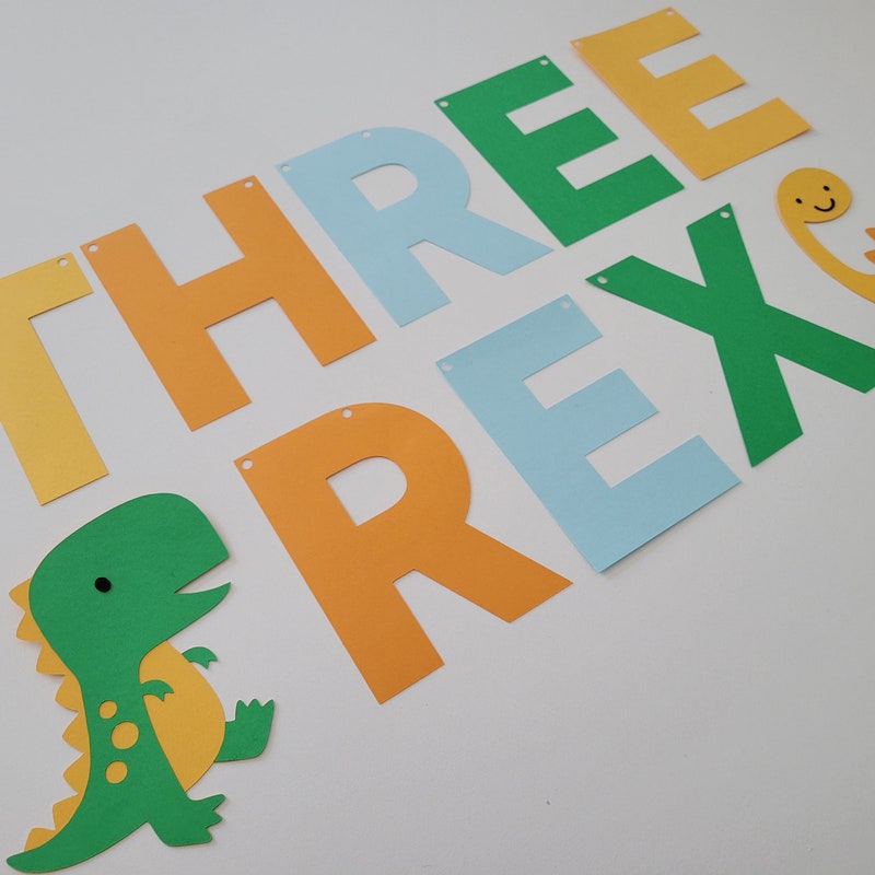 Three Rex Party - Etsy
