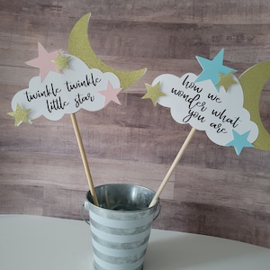 Twinkle Twinkle Little Star Centerpiece Sticks Set of 2 - Etsy