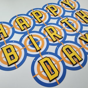 Nerf Banner, Nerf Day Banner, Nerf Target Banner, Nerf Gun Birthday ...