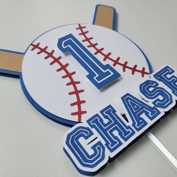Baseball Cake Topper - Etsy