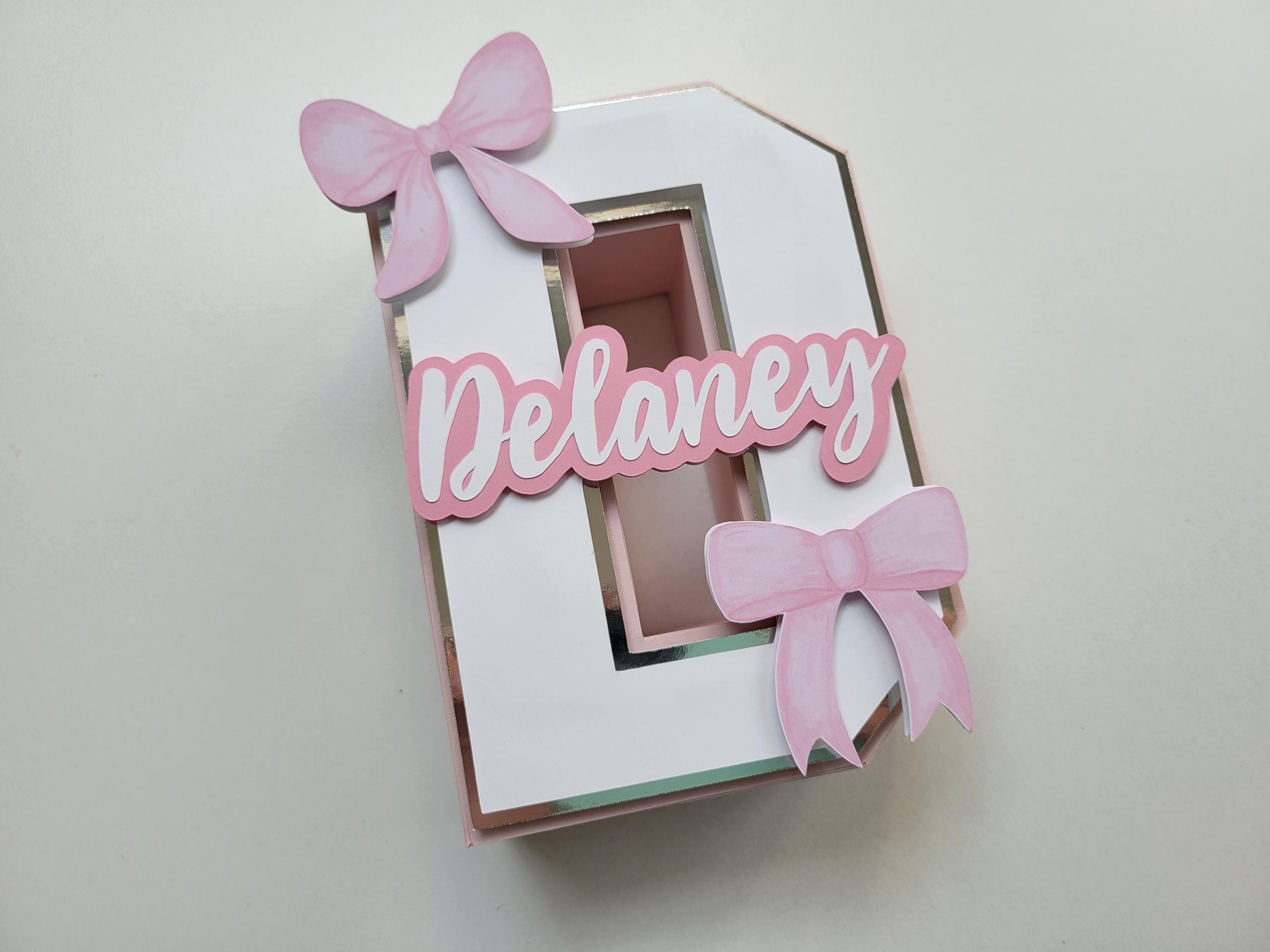 Pink Bow 3D Letter, Pink Coquette 3D Letter, Coquette Bow 3D Letter ...