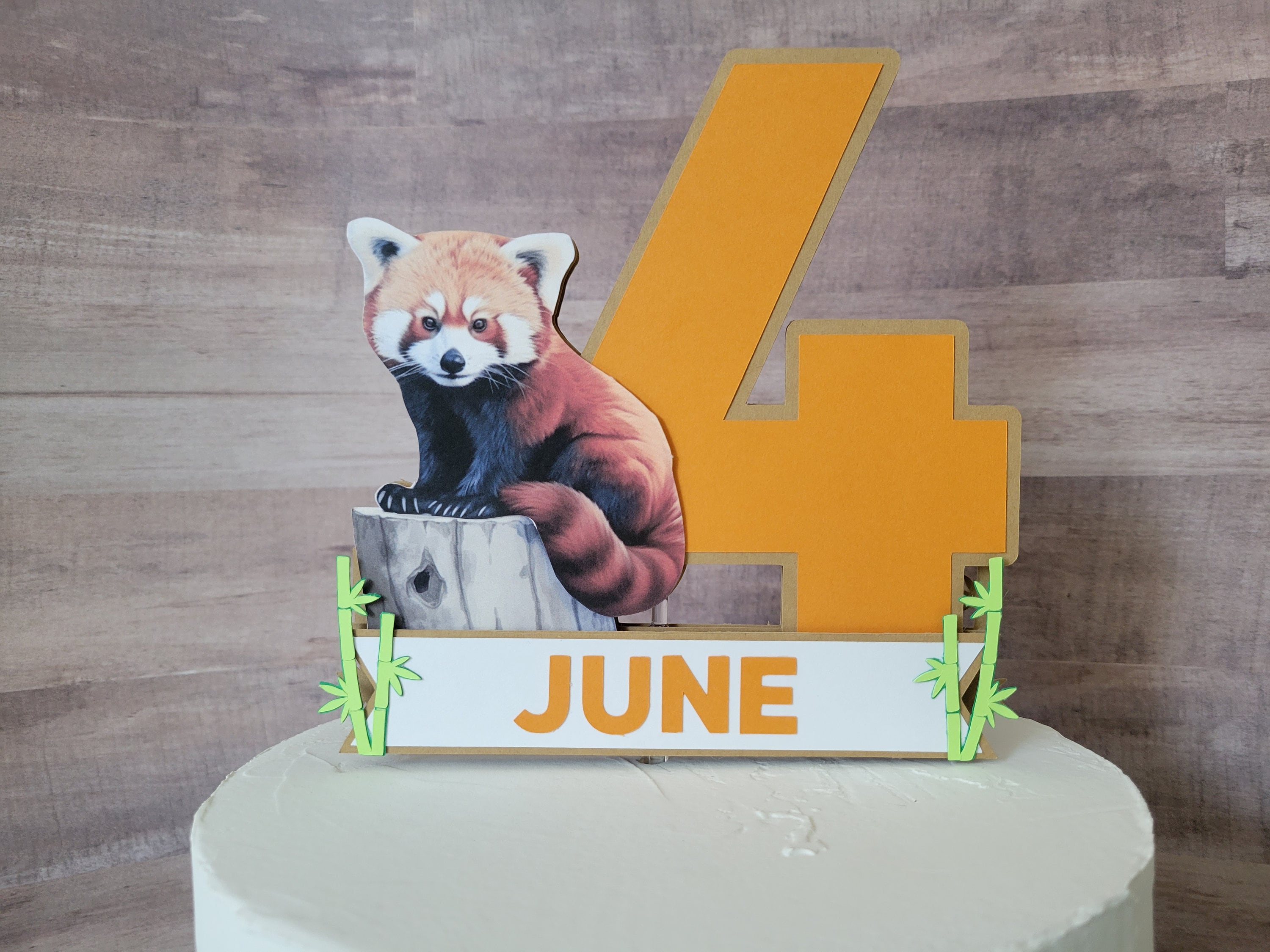 Red Panda Cake Topper Red Panda Birthday Party Red Panda - Etsy