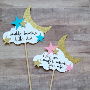 Twinkle Twinkle Little Star Centerpiece Sticks Set of 2 - Etsy