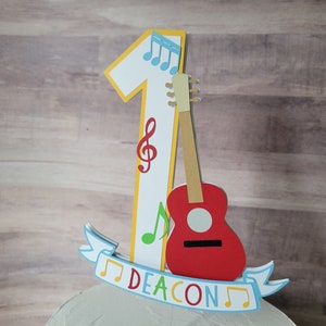 Musical Instruments Birthday Cake Topper, Music Birthday Party ...