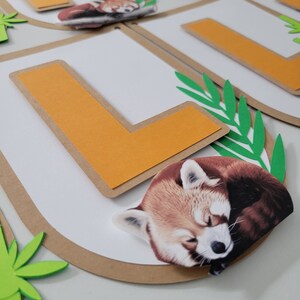 Red Panda Birthday Banner, Red Panda Birthday Party, Red Panda Party ...