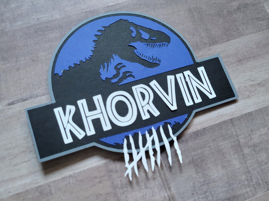 Jurassic World Cake Topper Jurassic Park Cake Topper - Etsy