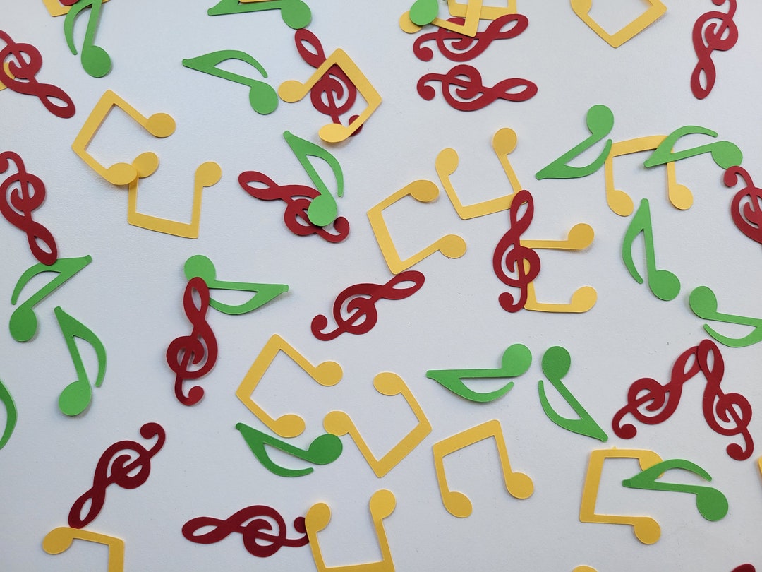 Music Notes Confetti Set of 120, Musical Notes Confetti, Musical ...