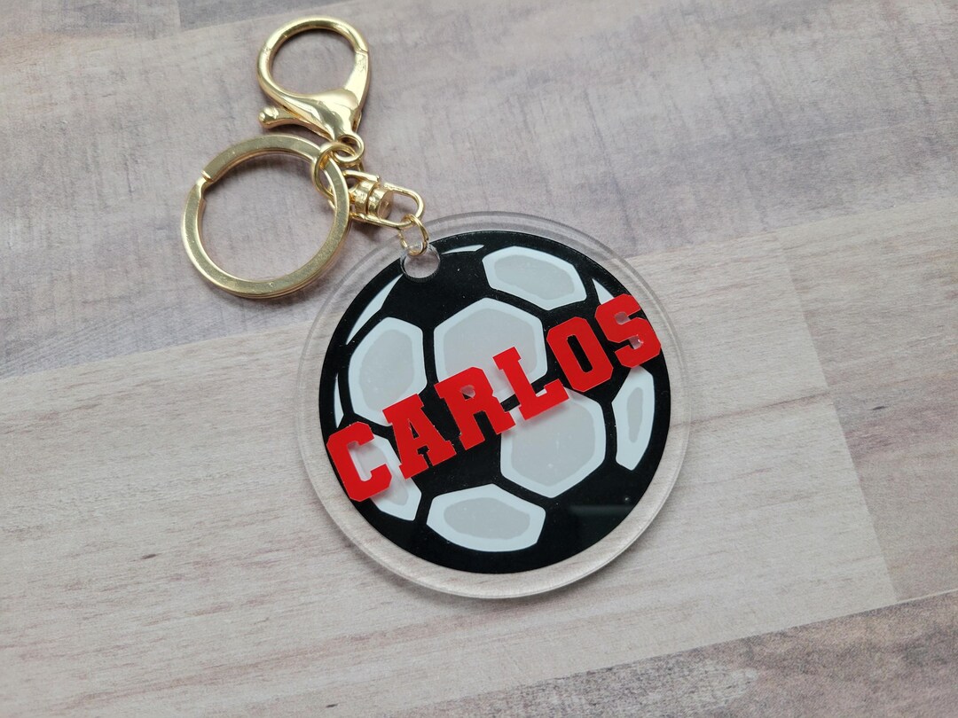 Acrylic Soccer Keychain, Soccer Team Keychain, Soccer Ball Keychain ...