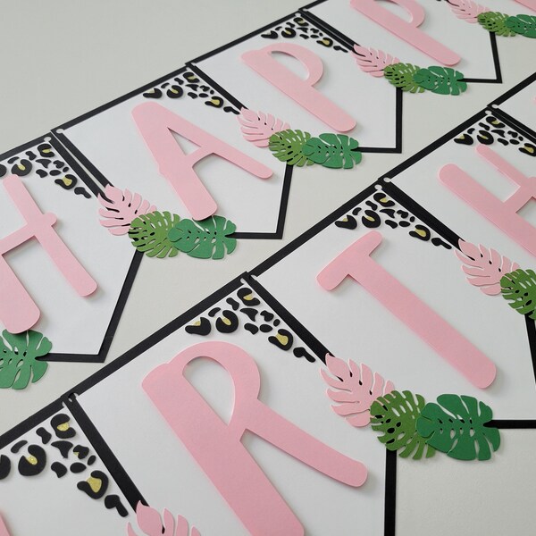 Pink Leopard Party - Etsy