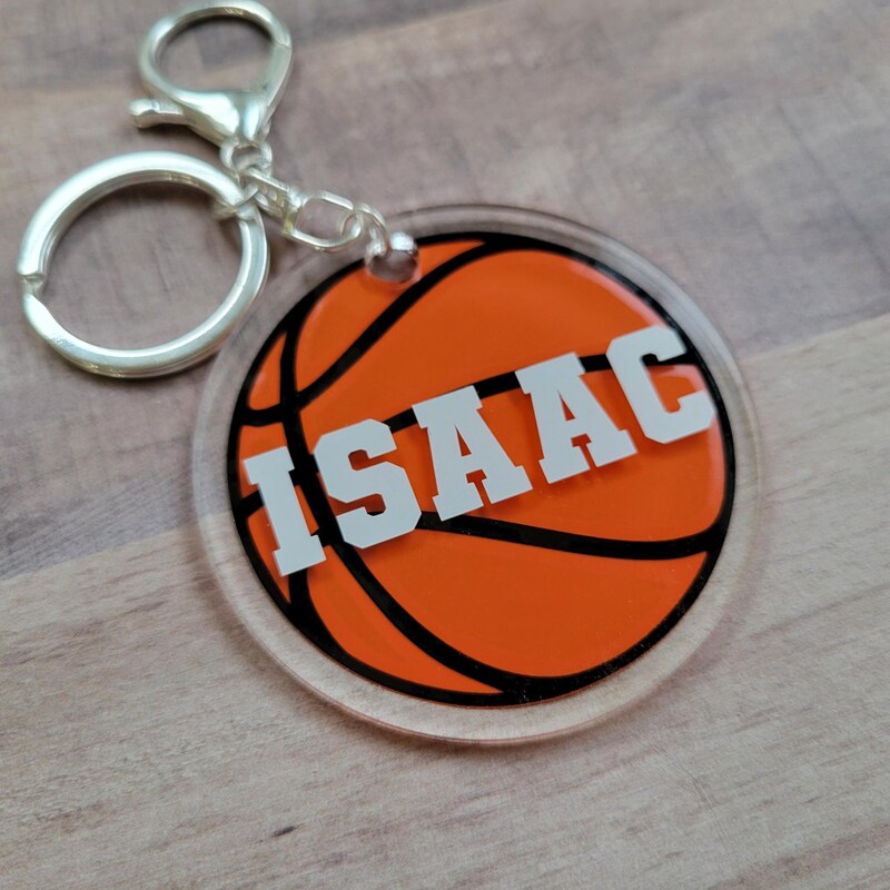 Basketball Keychain - Etsy