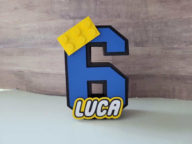 Building Bricks 3D Number, Building Bricks 3D Letter, Building Blocks ...