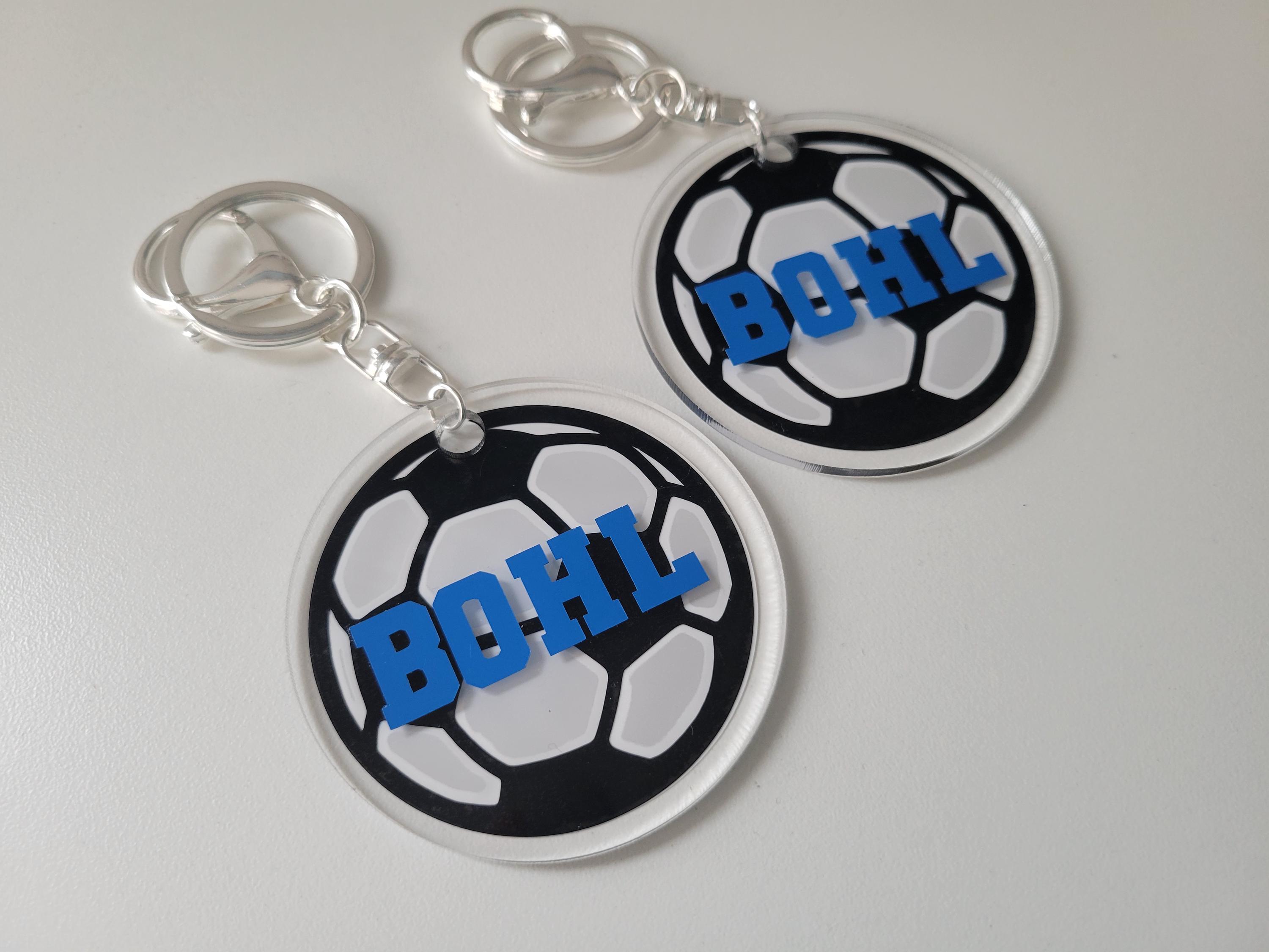 Acrylic Soccer Keychain, Soccer Team Keychain, Soccer Ball Keychain ...