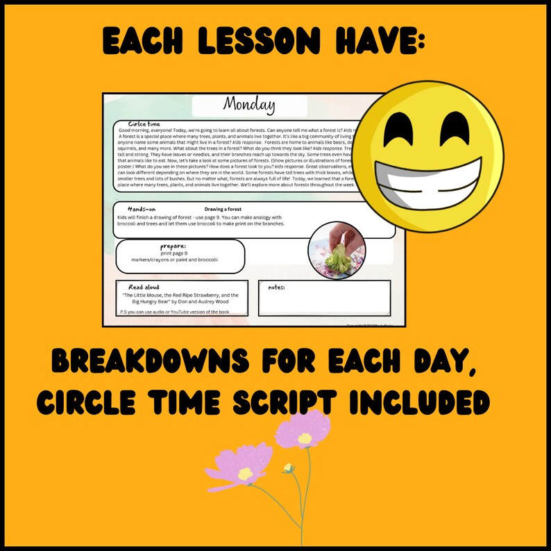 JULY BUNDLE Preschool Lesson Plans Beach, Picnic, Forest, Garden BONUS ...