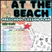 AT THE BEACH Preschool Weekly Lesson Plan - Etsy