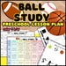 BALL STUDY- Preschool Weekly Lesson Plan - Etsy