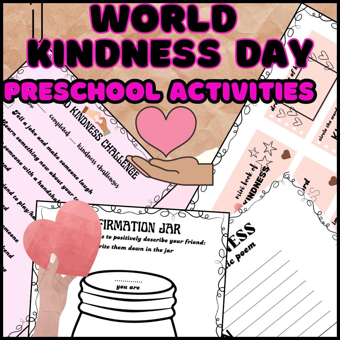 WORLD KINDNESS DAY- Preschool Activities - Etsy