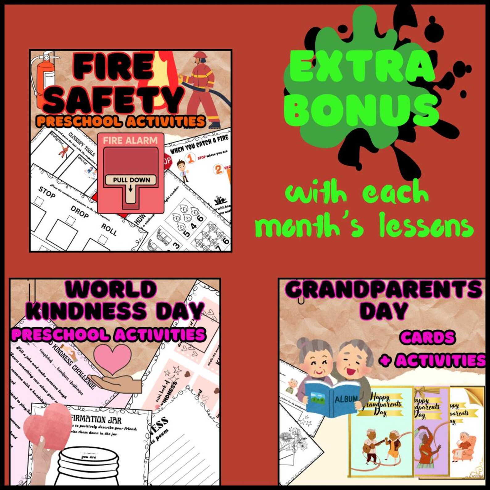 FALL/AUTUMN BUNDLE- 12 Lesson Plans + Bonus 3 Extra Products! the ...