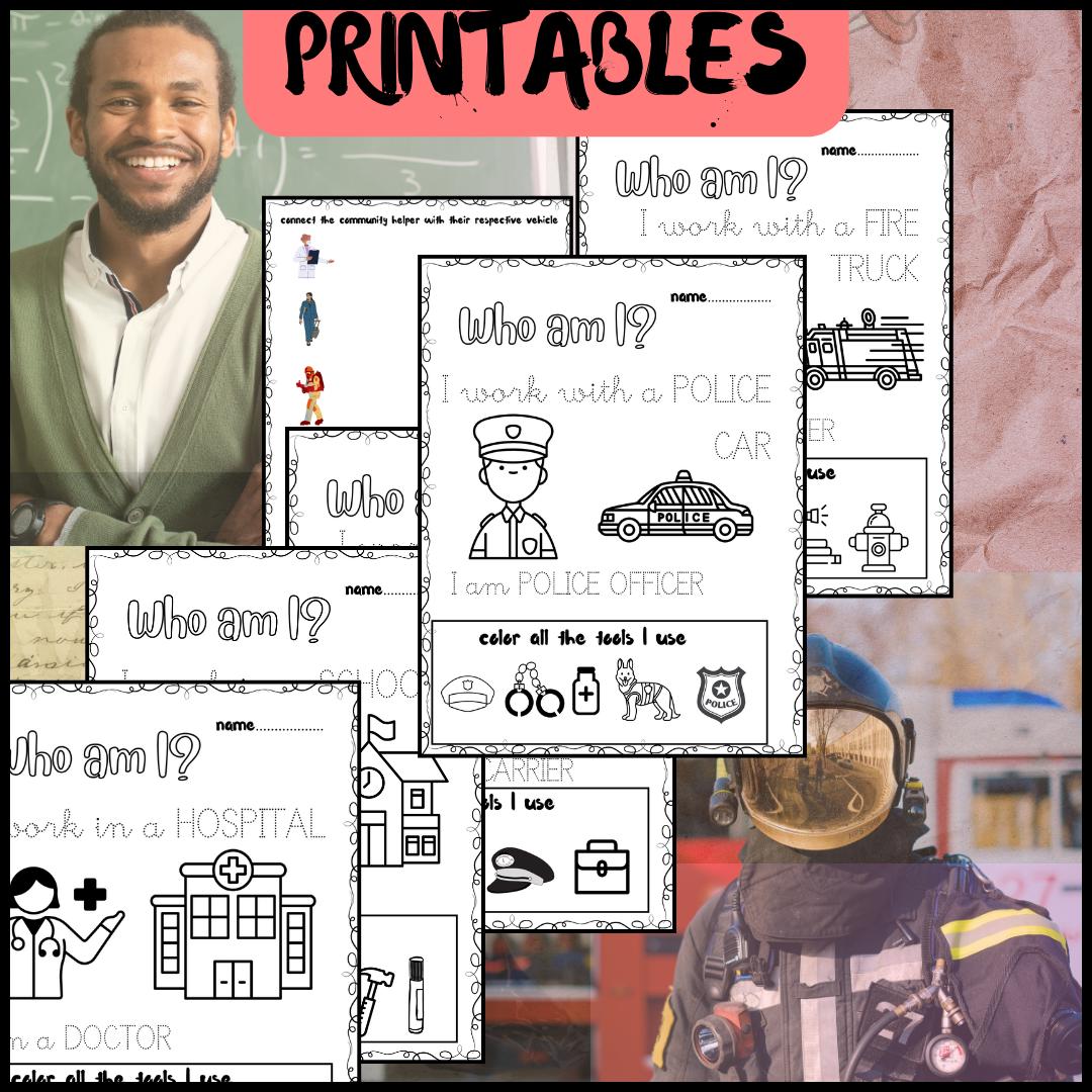 COMMUNITY HELPERS- Preschool Weekly Lesson Plan - Etsy