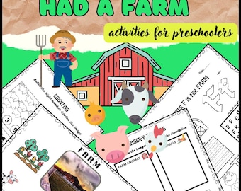 Old Macdonald Had A Farm Activities, Farm Animals Games, Story Time ...