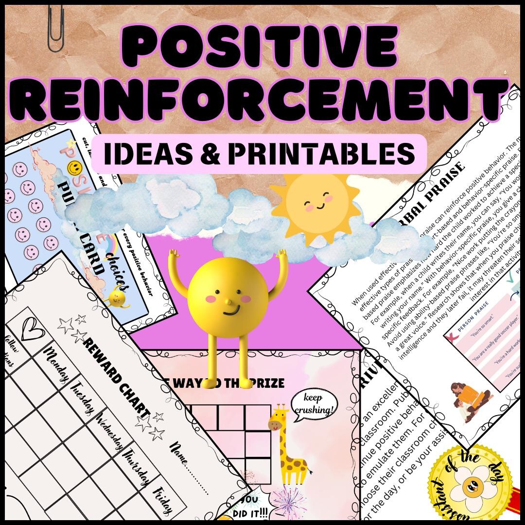 POSITIVE REWARDS- Ideas and Activities for Preschoolers - Etsy