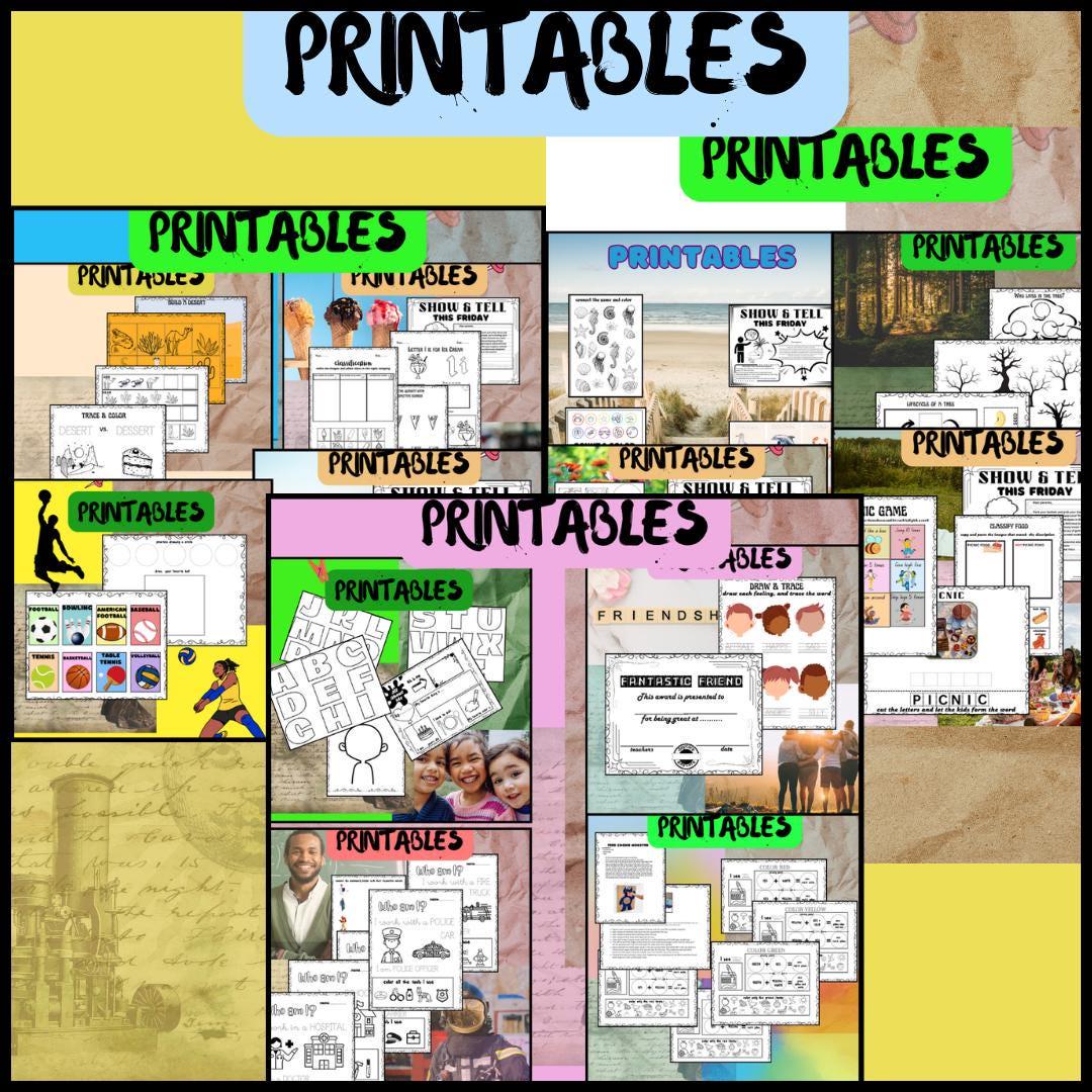 Summer Preschool Lesson Plan Bundle June, July, August (PDF) - Etsy