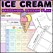 ICE CREAM- Preschool Weekly Lesson Plan - Etsy Canada
