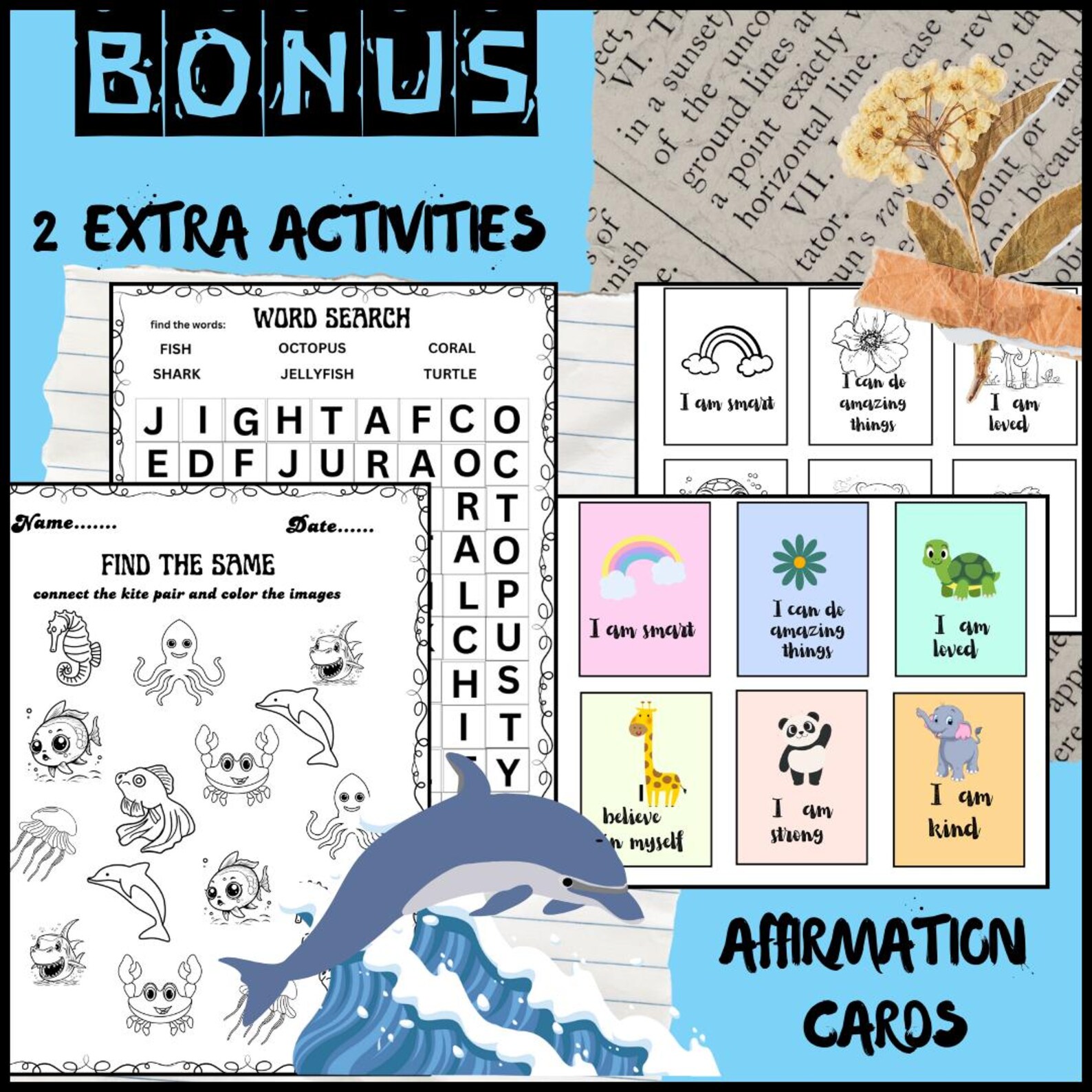 OCEAN- Preschool Weekly Lesson Plan - Etsy