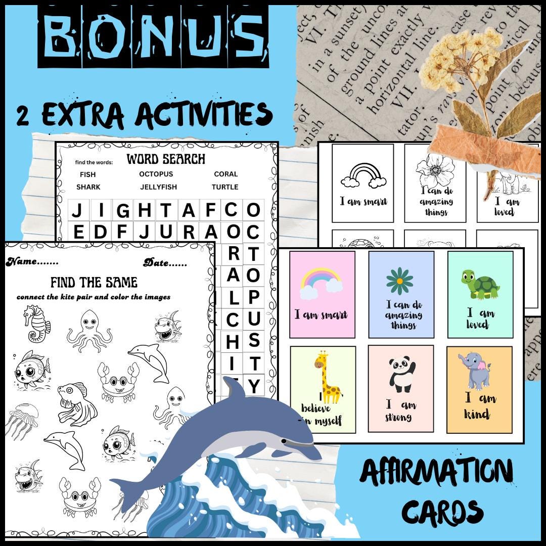 OCEAN- Preschool Weekly Lesson Plan - Etsy