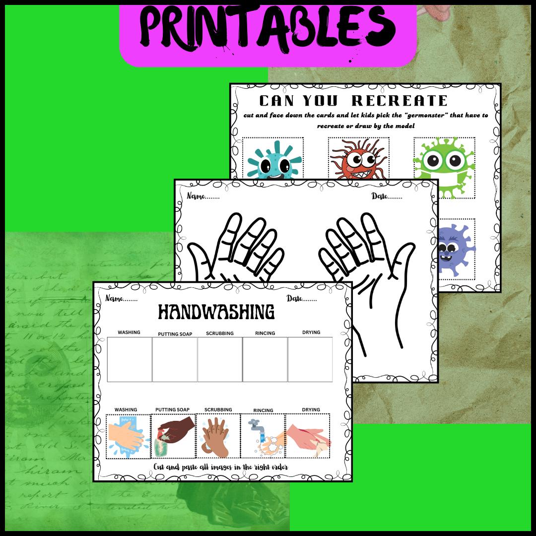 GERMS AND HYGIENE- Preschool Weekly Lesson Plan - Etsy