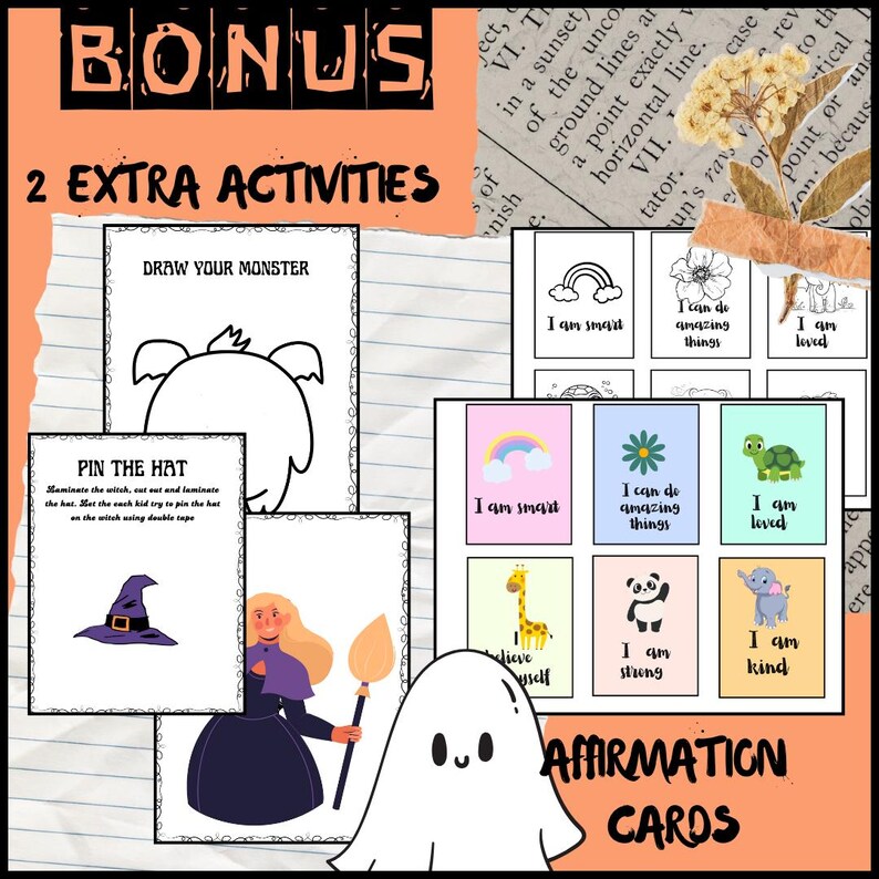 HALLOWEEN- Preschool Weekly Lesson Plan - Etsy