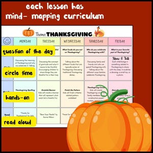 Fall Preschool Lesson Plans Bundle September, October, November (PDF ...