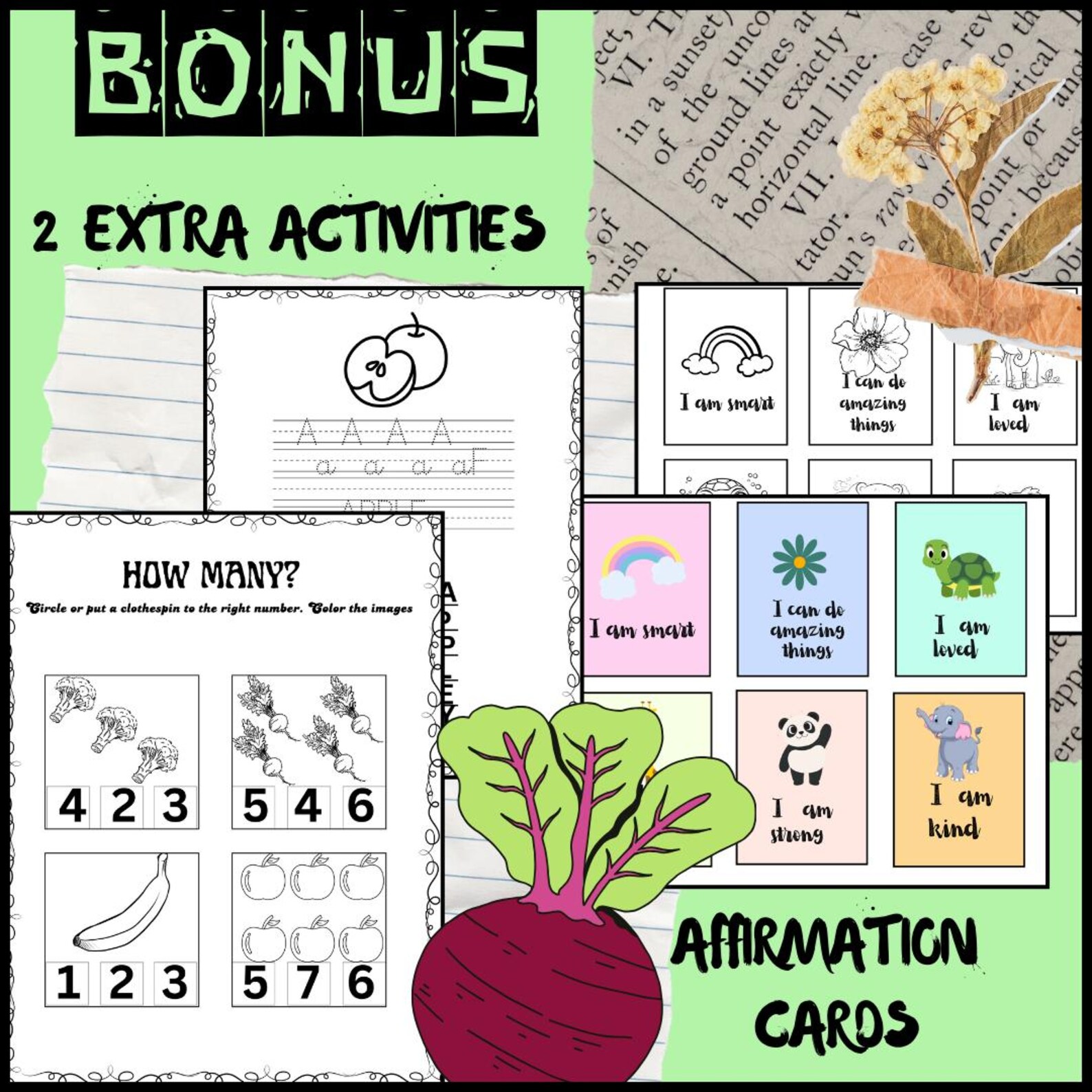 FRUIT AND VEGGIES- Preschool Weekly Lesson Plan - Etsy