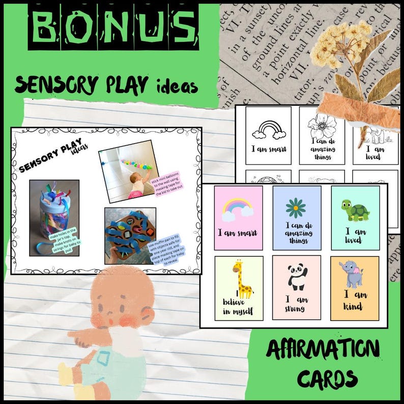 13 Months Old WEEKLY CURRICULUM (simple Lesson Plan)- Week 1 of the ...