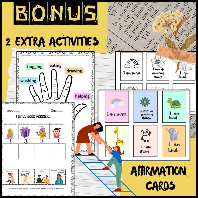 GOOD MANNERS- Preschool Weekly Lesson Plan - Etsy