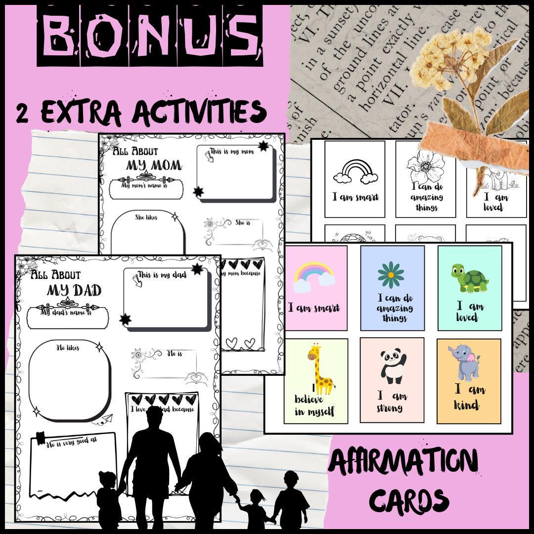 FAMILY- Preschool Weekly Lesson Plan - Etsy