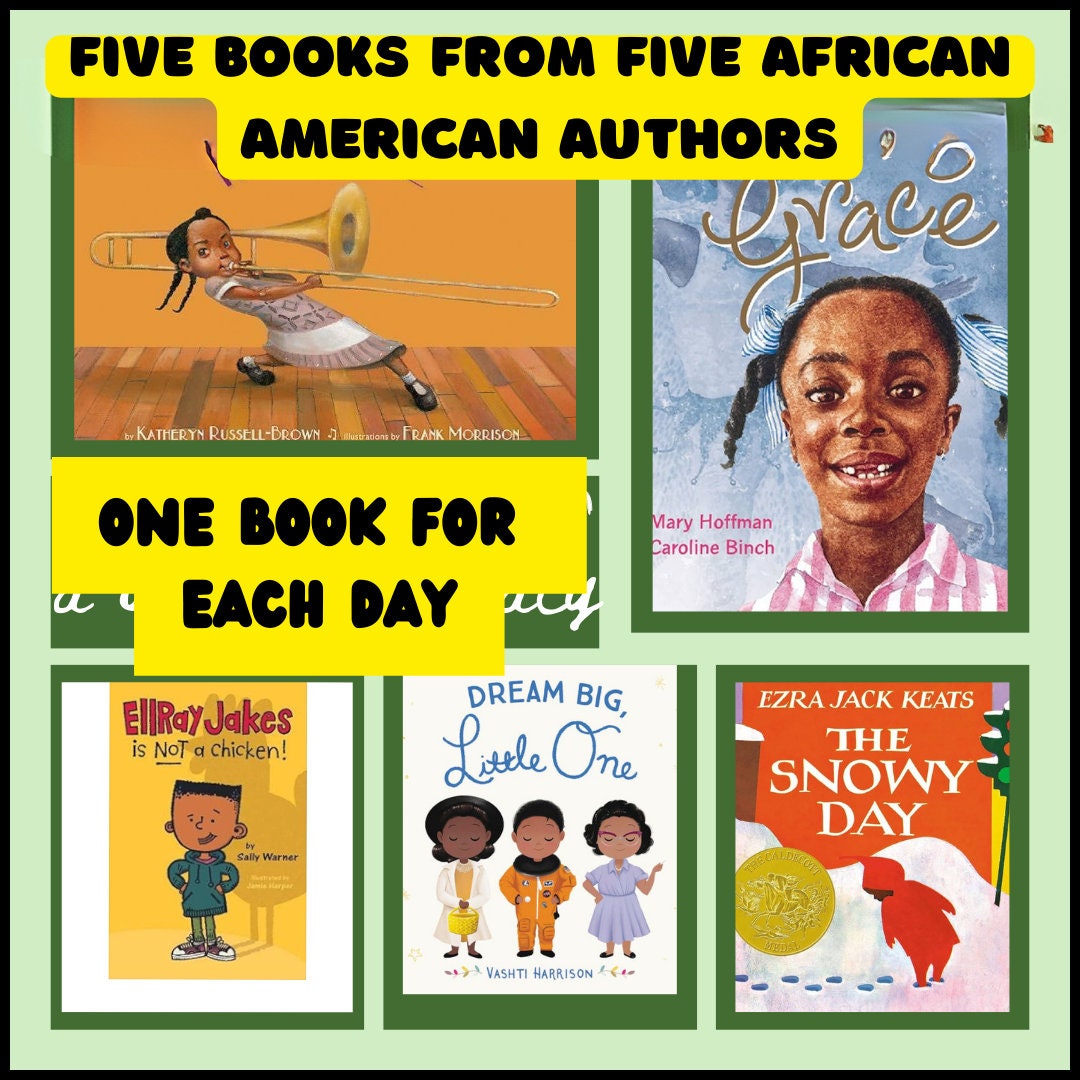 AFRICAN AMERICAN LITERACY Week- Preschool Lesson Plan About 5 Books - Etsy