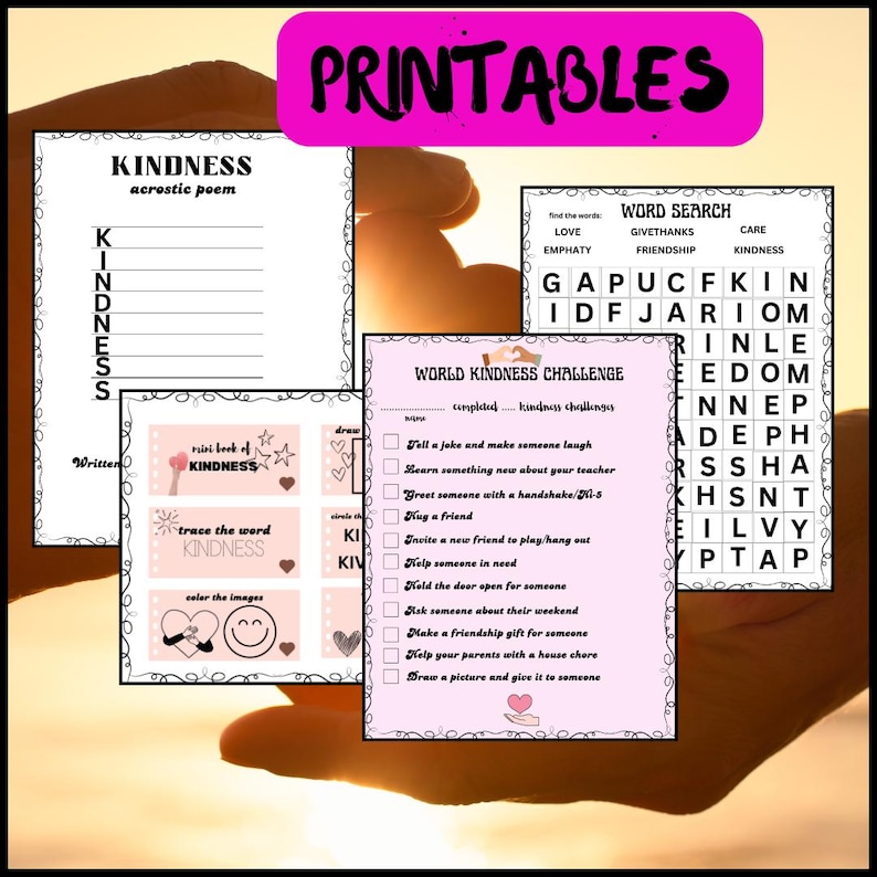 WORLD KINDNESS DAY- Preschool Activities - Etsy