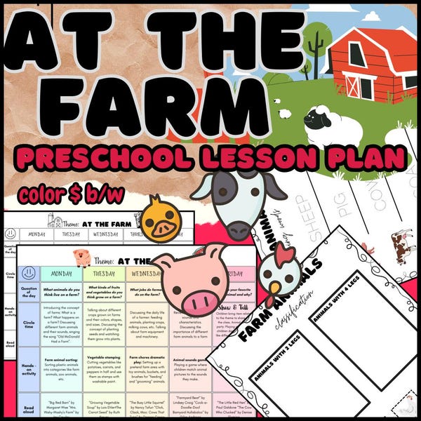 CAMPING Preschool Weekly Lesson Plan - Etsy