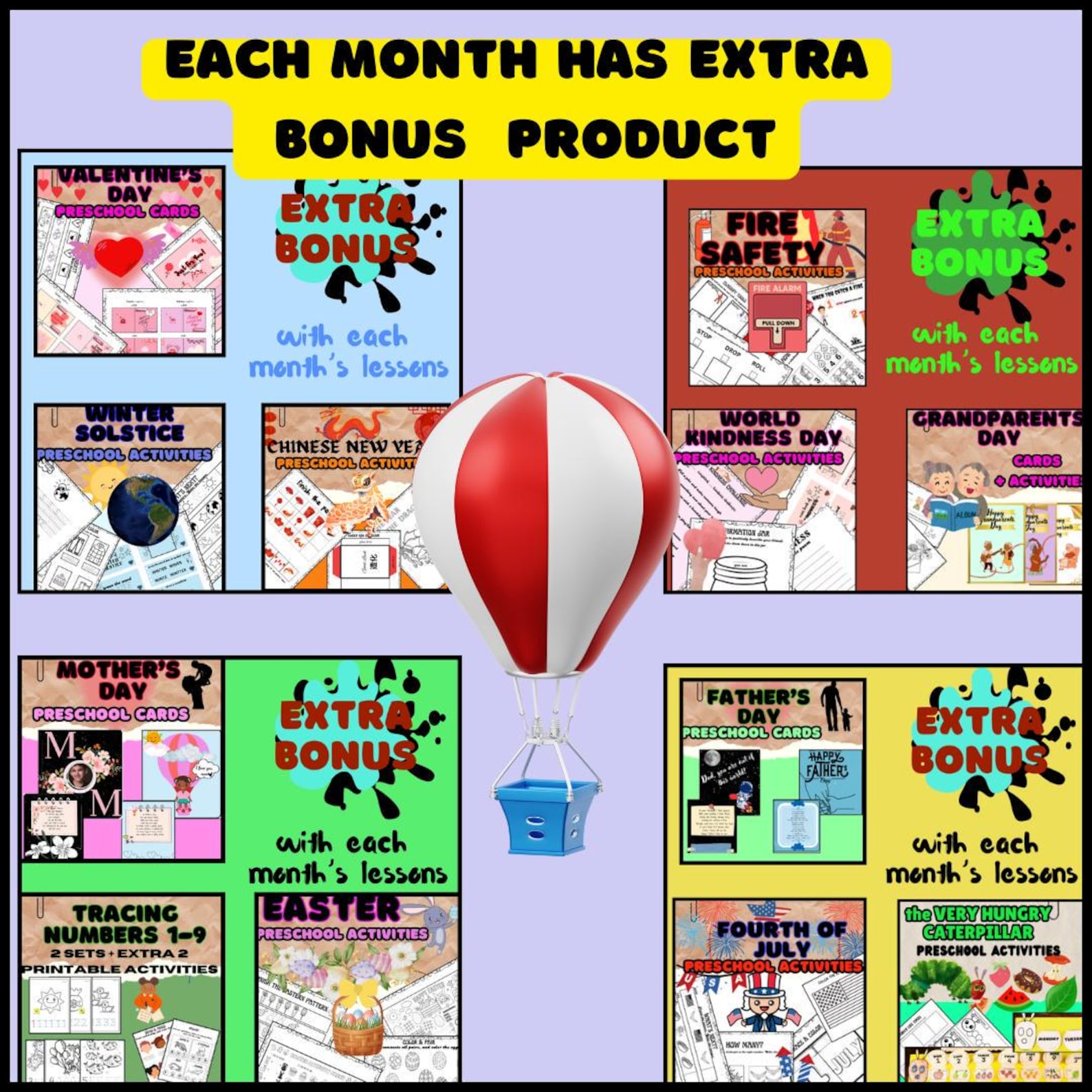 WHOLE YEAR Ultimate Bundle - Preschool Lesson Plans - Etsy