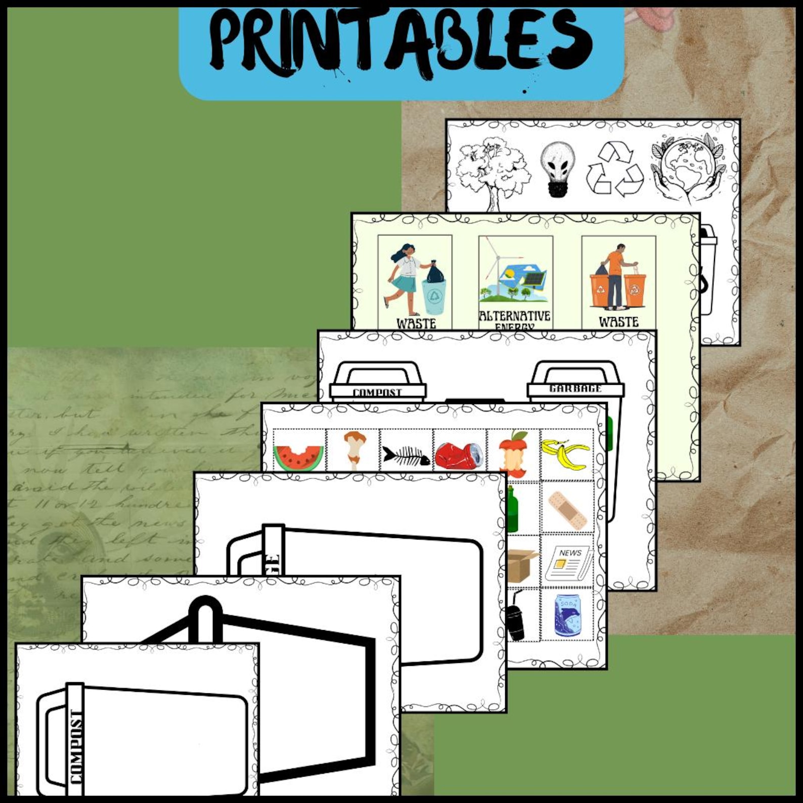 PLANET EARTH- Preschool Weekly Lesson Plan - Etsy