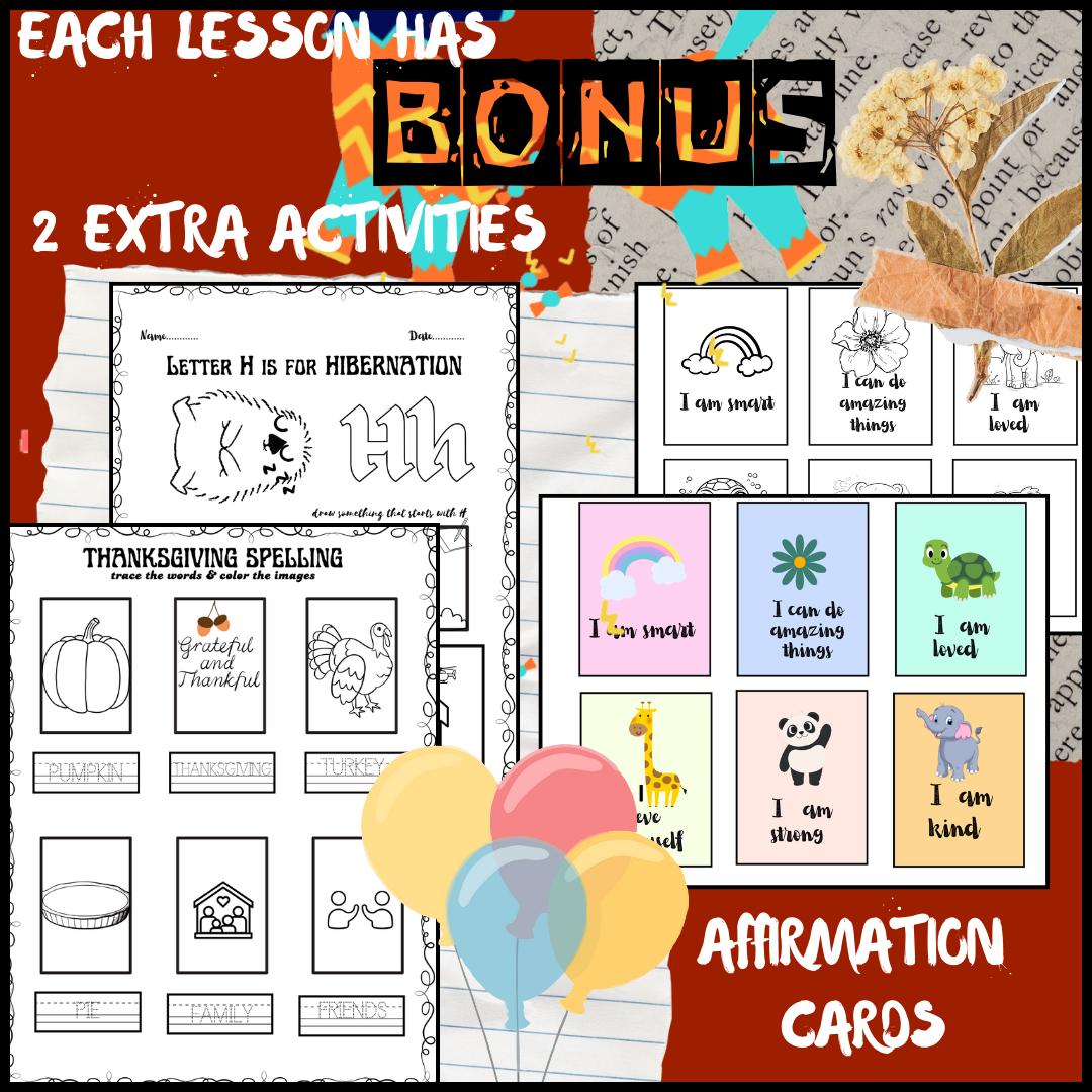 FALL/AUTUMN BUNDLE- 12 Lesson Plans + Bonus 3 Extra Products! the ...
